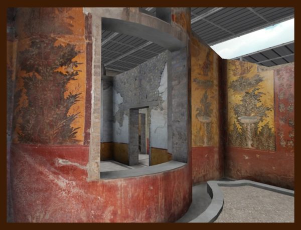 Villa Poppaea Viridarium Frescoes - Teacher Curator